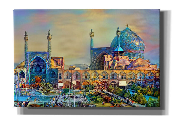 'Isfahan Iran Imam Khomeini Mosque' by Pedro Gavidia, Canvas Wall Art ...