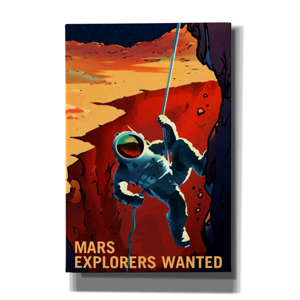 'Mars Explorer Series: Explorers Wanted' Canvas Wall Art – EpicGraffiti.com